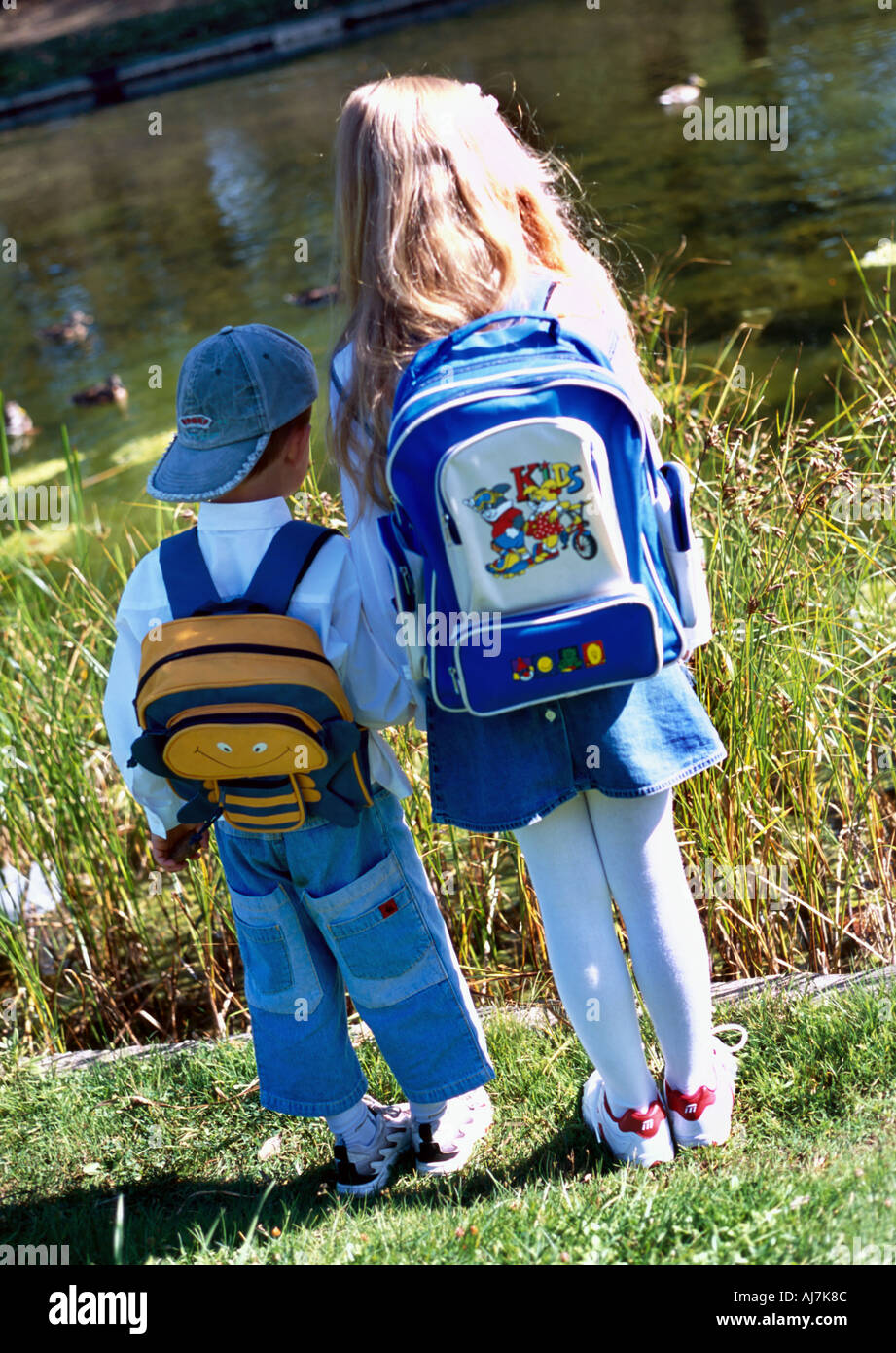child children girl boy brother sister couple schoolboy schoolgirl ...