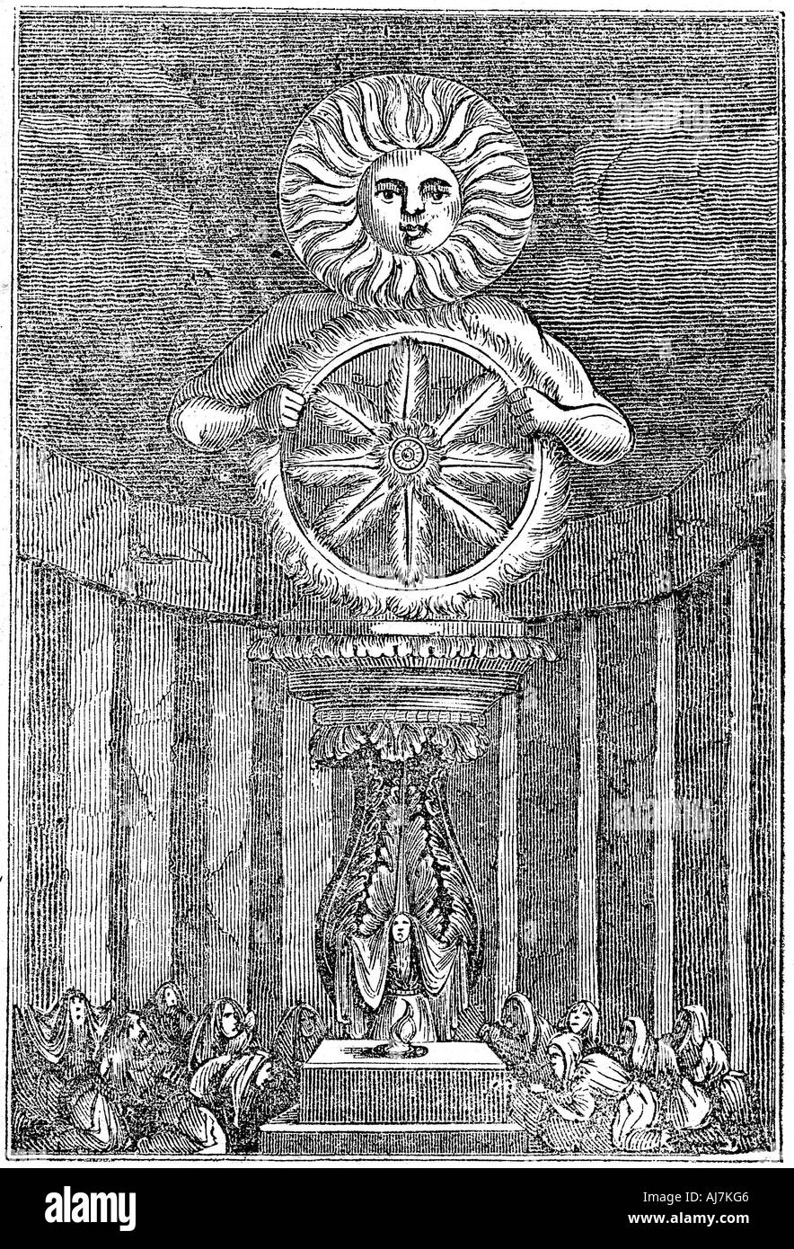 Representation of Sunne, 1834. Artist: Anon Stock Photo - Alamy