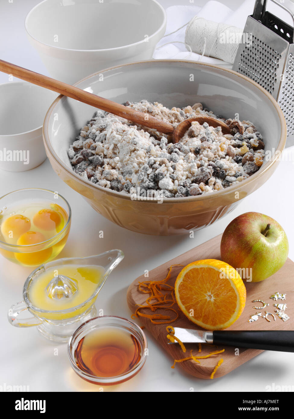 Stirring The Christmas Pudding High Resolution Stock Photography and ...