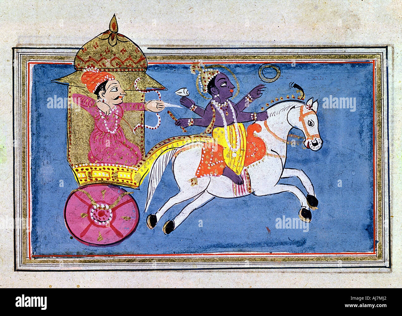 Krishna arjuna hi-res stock photography and images - Alamy