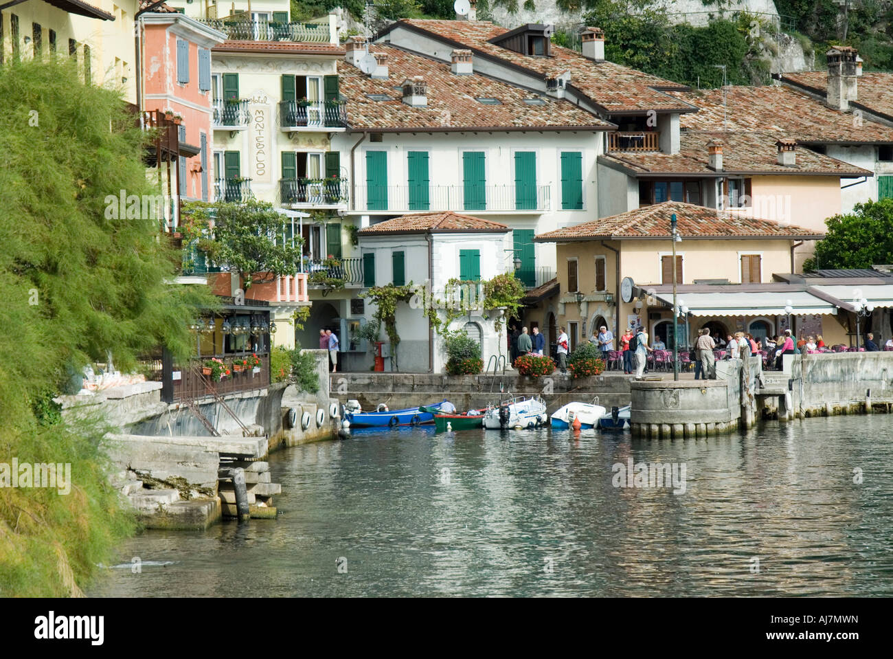 The town of Limone sur Garda, Italy Stock Photo - Alamy