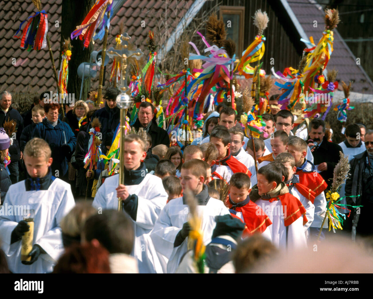 Easter Palm Sunday in Lipnica Murowana Poland Stock Photo - Alamy