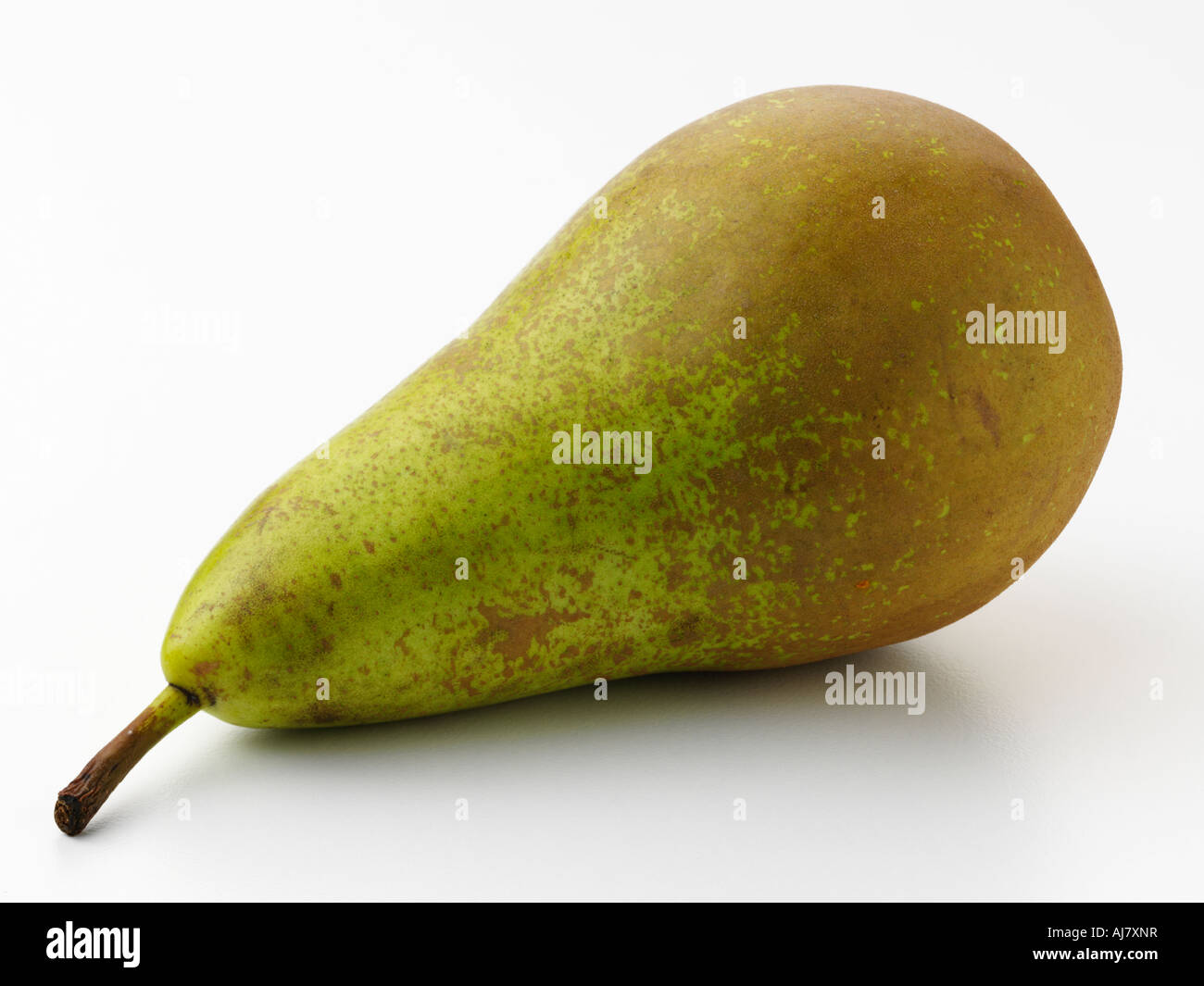 A whole conference pear on a white background Stock Photo - Alamy