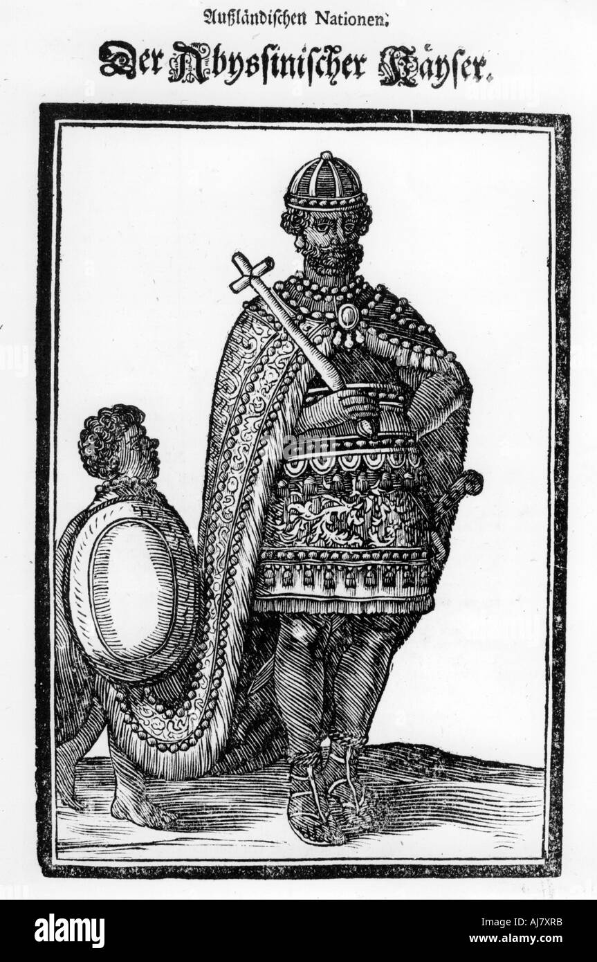 'The Abyssinian Emperor', 17th century. Artist: Anon Stock Photo - Alamy