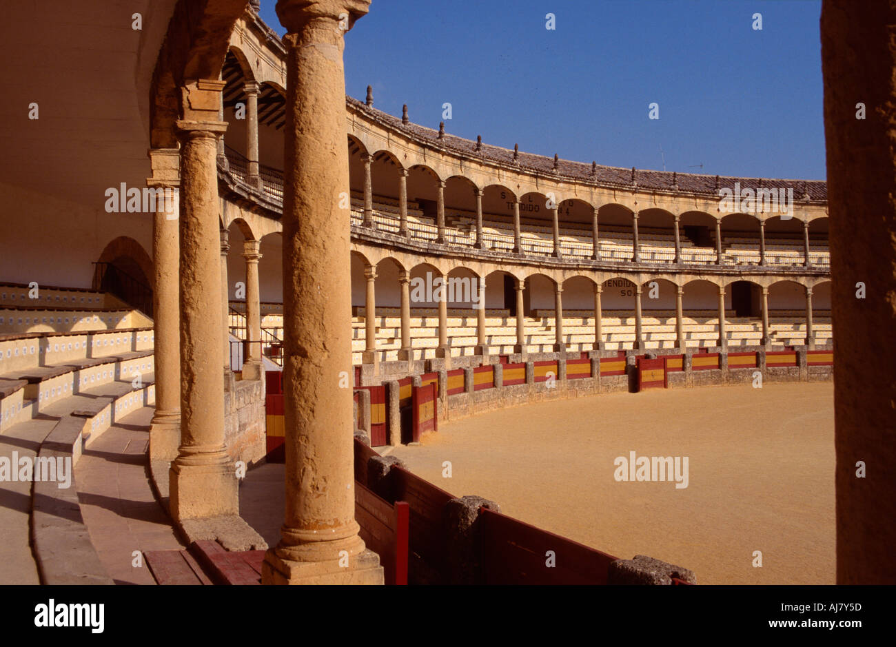 The historic Plaza de Toros, Ronda, Andalucia, Spain Stock Photo - Alamy