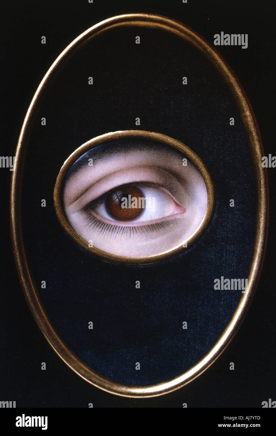 'Eye of a Young Woman'. Artist: Joseph Sacco Stock Photo - Alamy