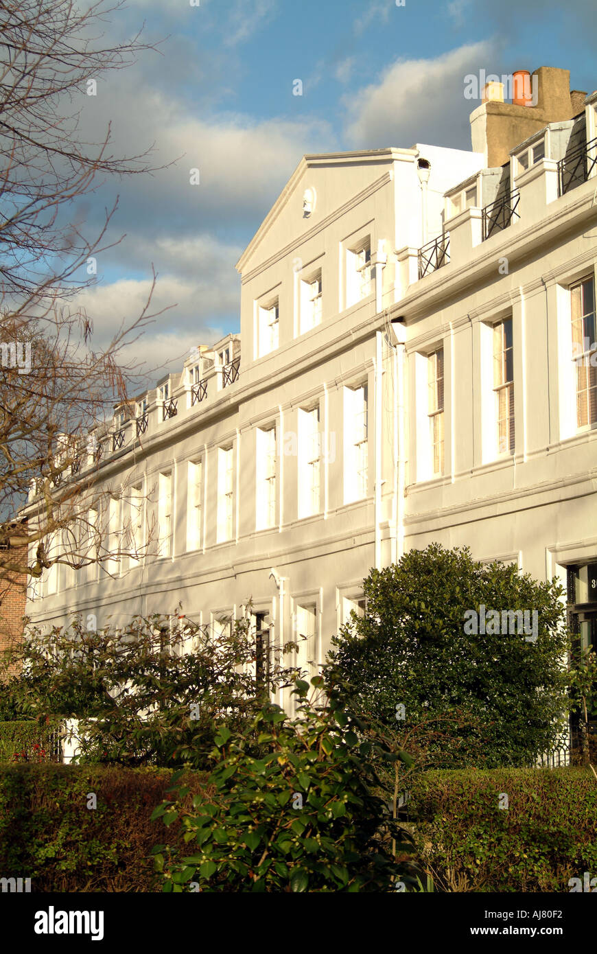 London Belsize Park Victorian houses Stock Photo - Alamy