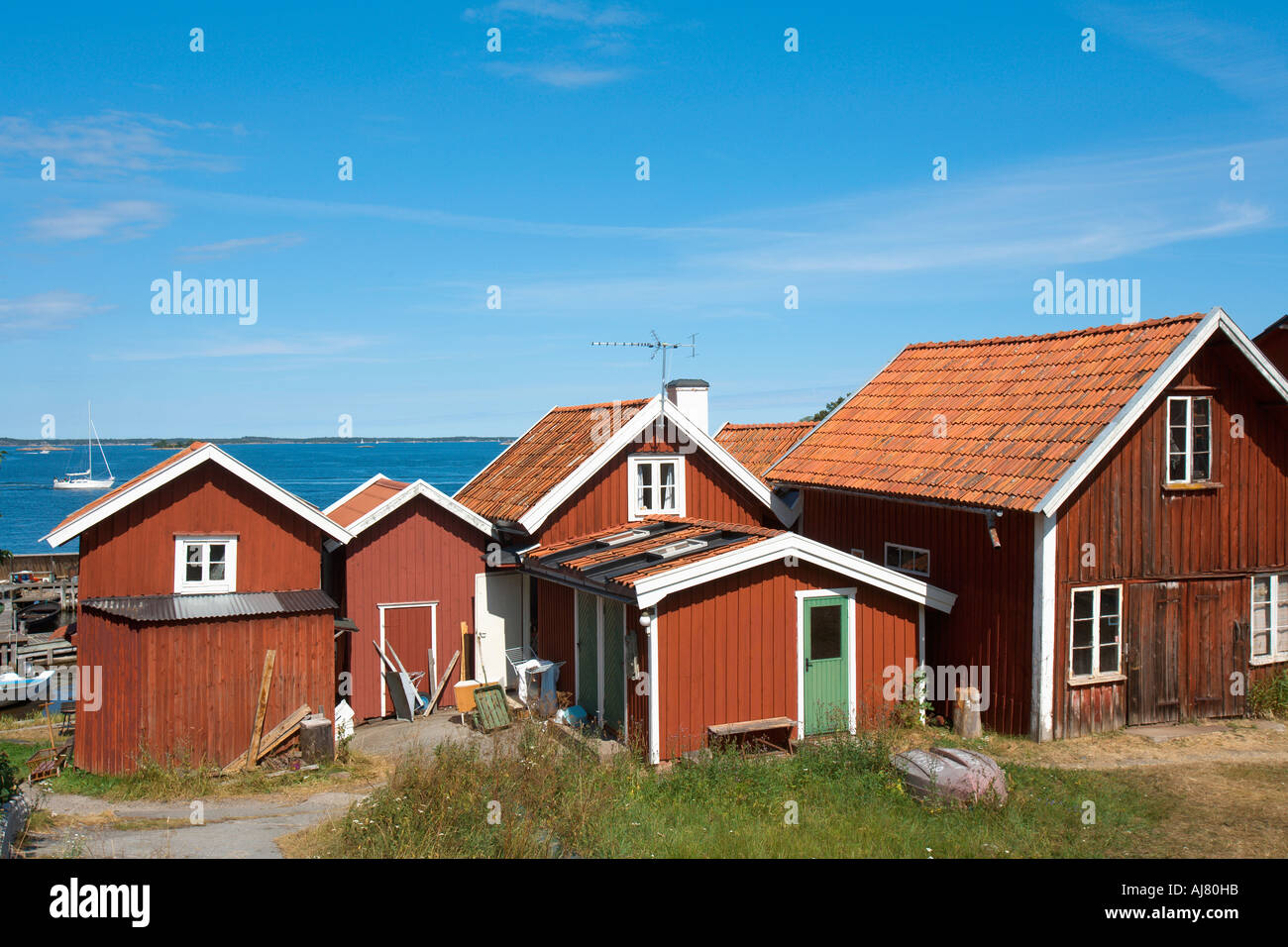 SWEDEN STOCKHOLM ARCHIPELAGO SANDHAMN ISLAND Stock Photo - Alamy