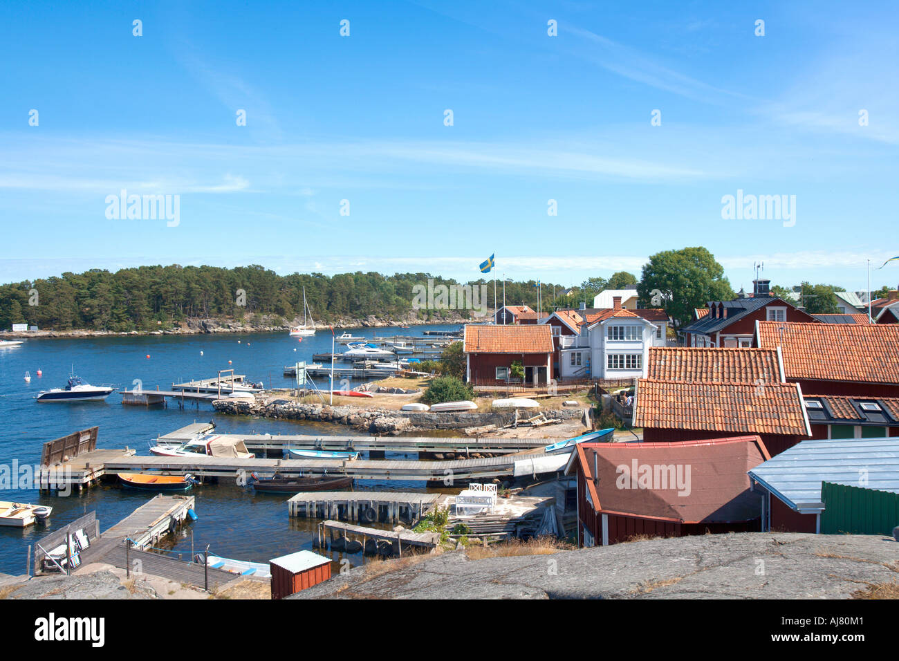 SWEDEN STOCKHOLM ARCHIPELAGO SANDHAMN Stock Photo - Alamy