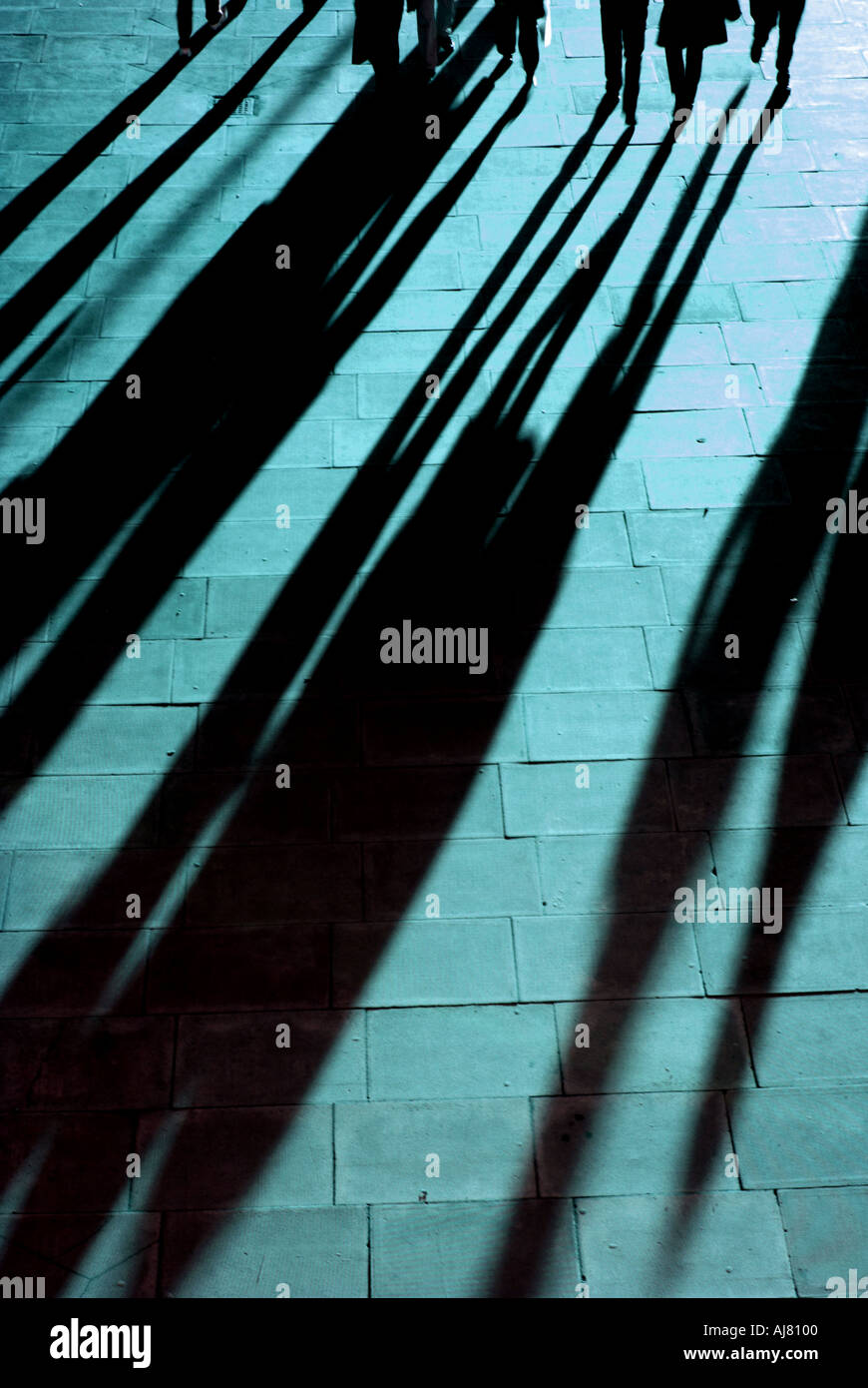 People and shadows Stock Photo - Alamy