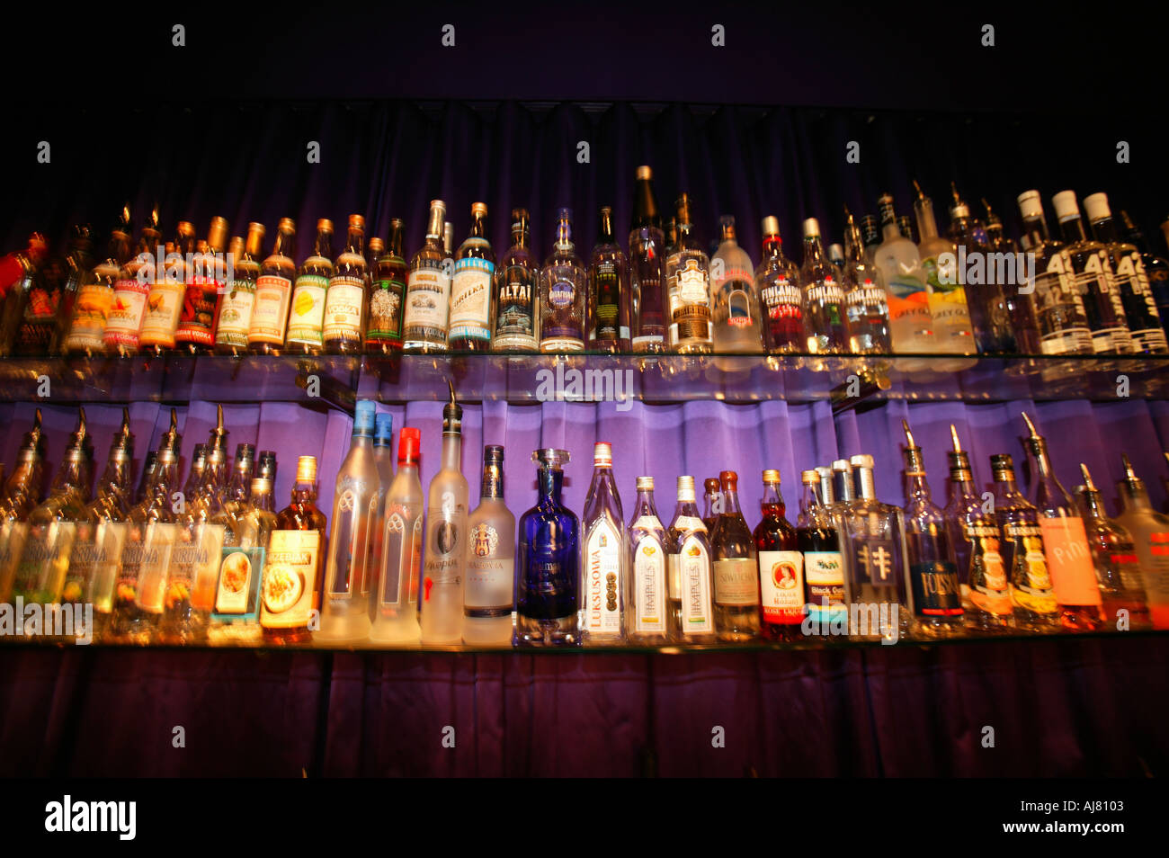 Colourful vodka bottles hi-res stock photography and images - Alamy