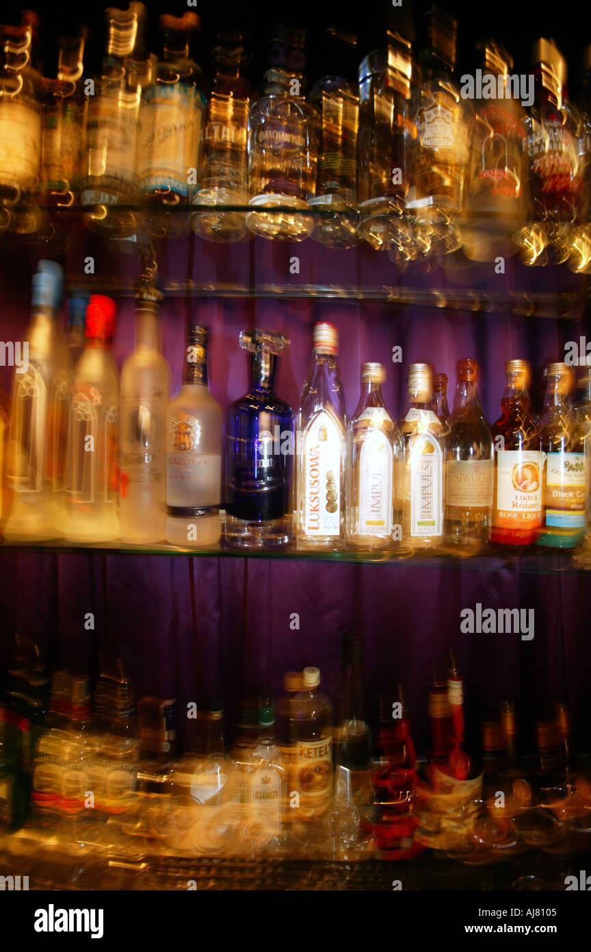 Colourful vodka bottles hi-res stock photography and images - Alamy