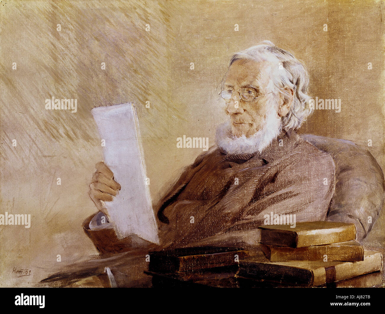 John Tyndall, Irish born physicist and mountaineer, 1893. Artist: John ...