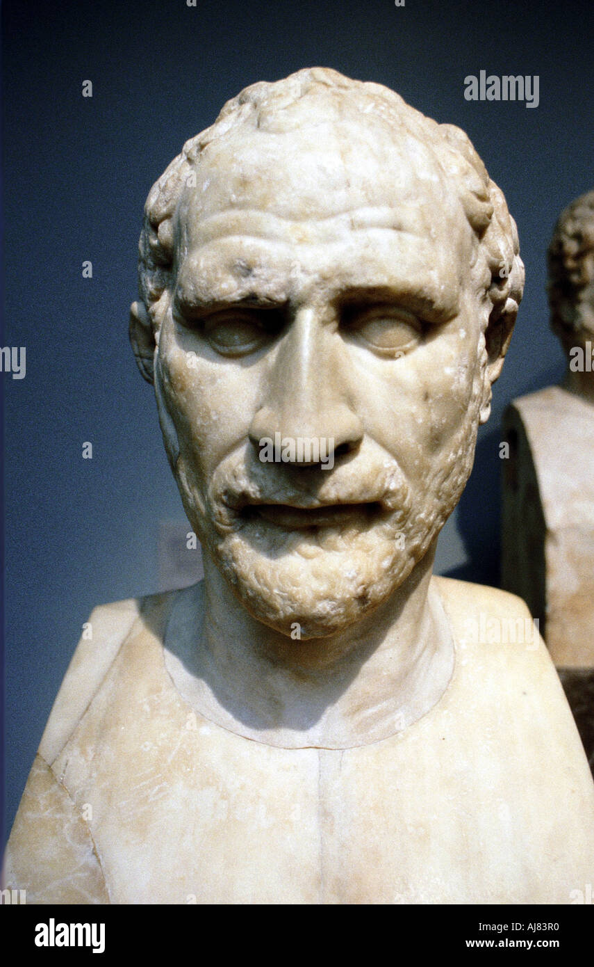 Demosthenes, Athenian orator and statesman. Artist: Unknown Stock Photo ...