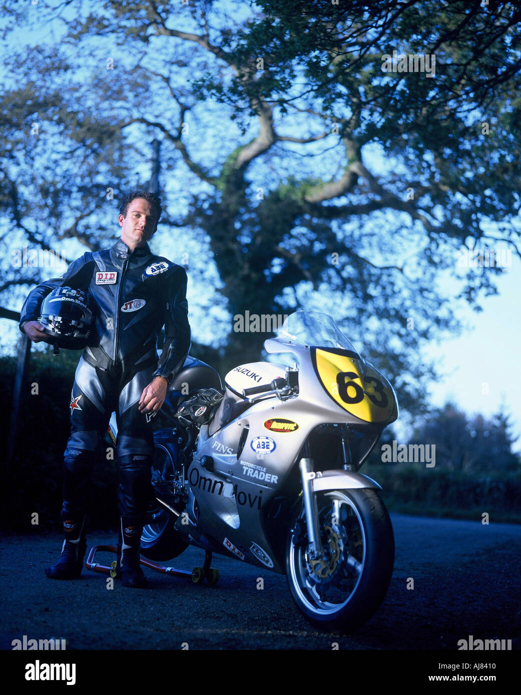 Suzuki Mini Twins Champion Stock Photo - Alamy