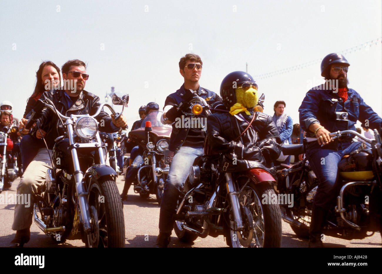 Harley Davidson Rally in Brighton Stock Photo - Alamy