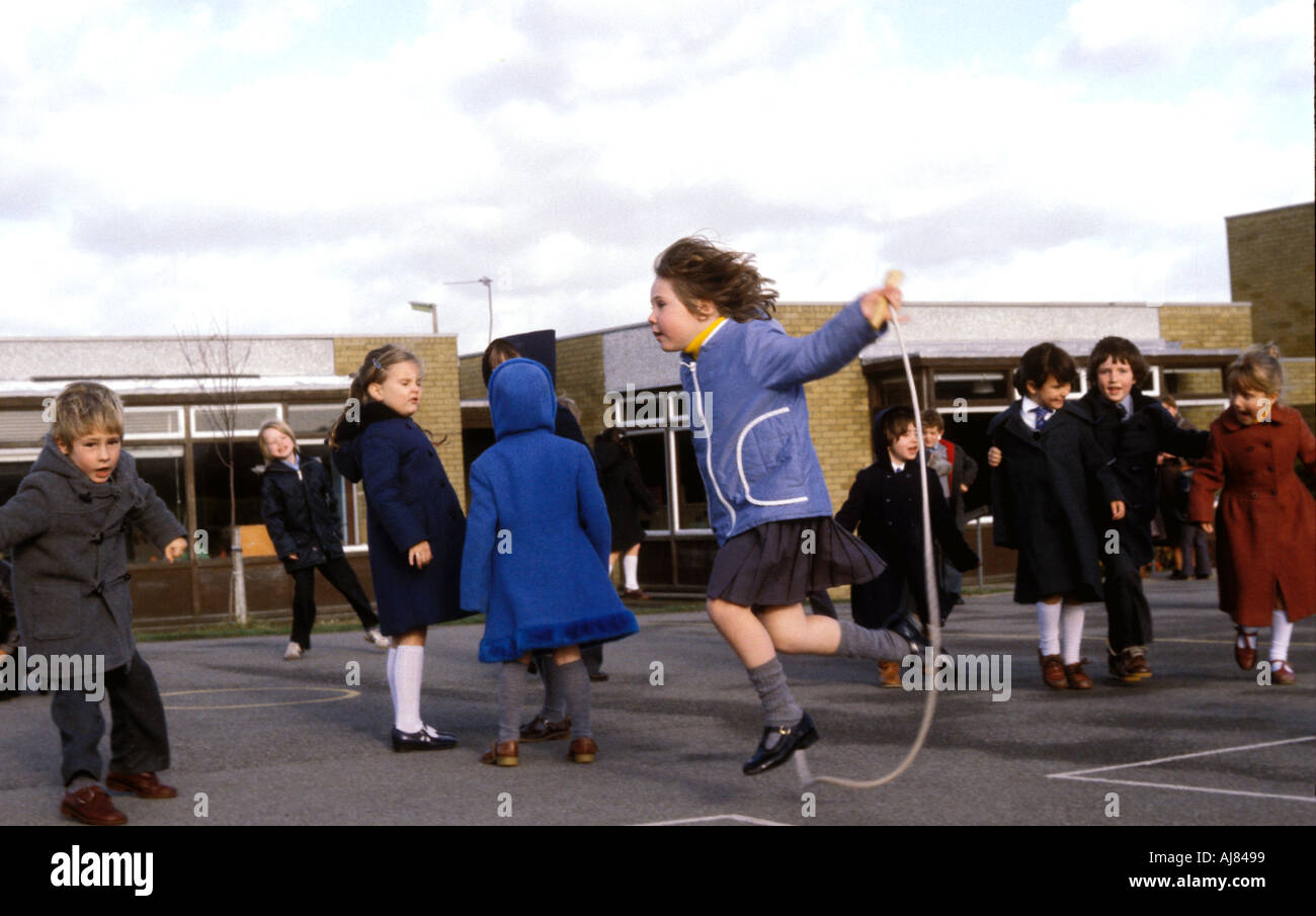 Children playing in school yard at primary school Stock Photo - Alamy