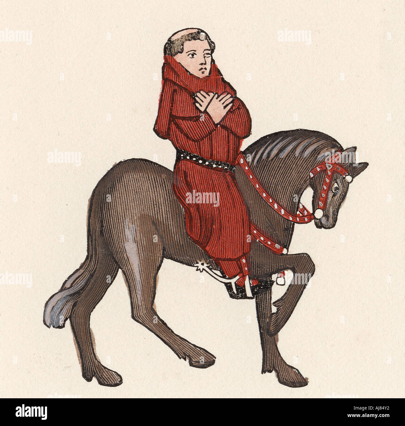 The Parson from Geoffrey Chaucer s Canterbury Tales Stock Photo ...