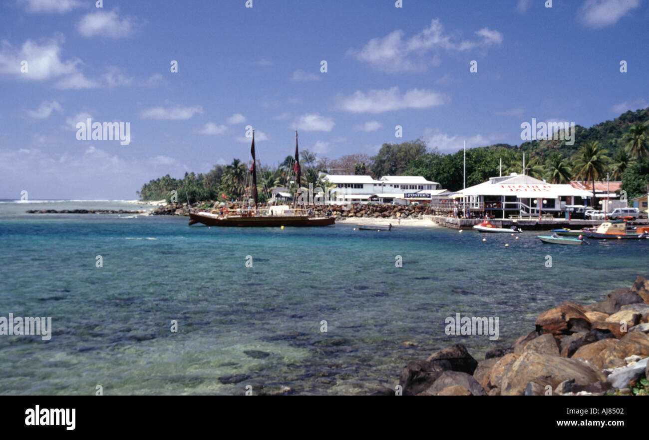 Avarua Harbour Rarotonga Cook Islands Stock Photo - Alamy