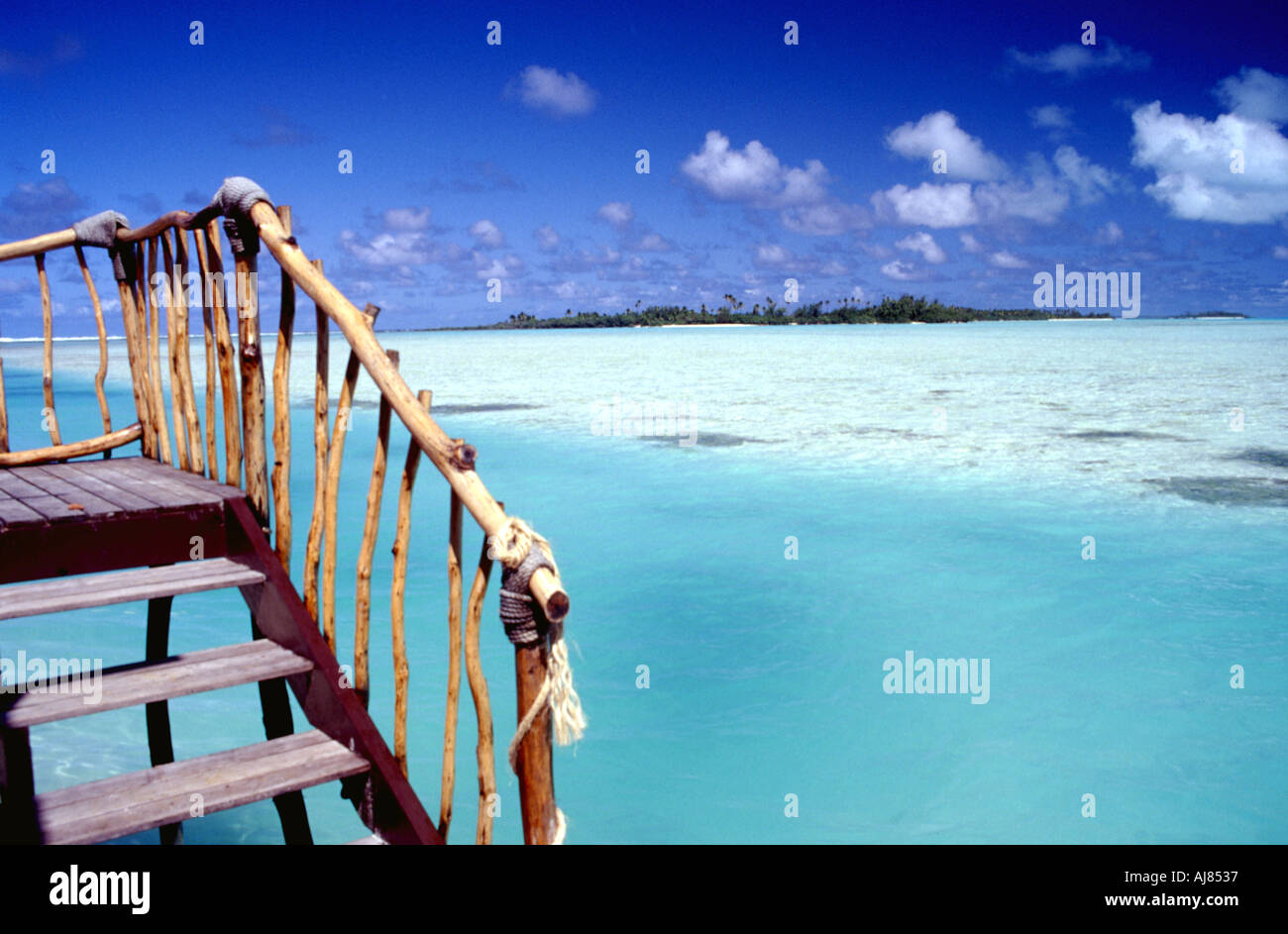 Aitutaki Lagoon, Cook Islands Stock Photo - Alamy
