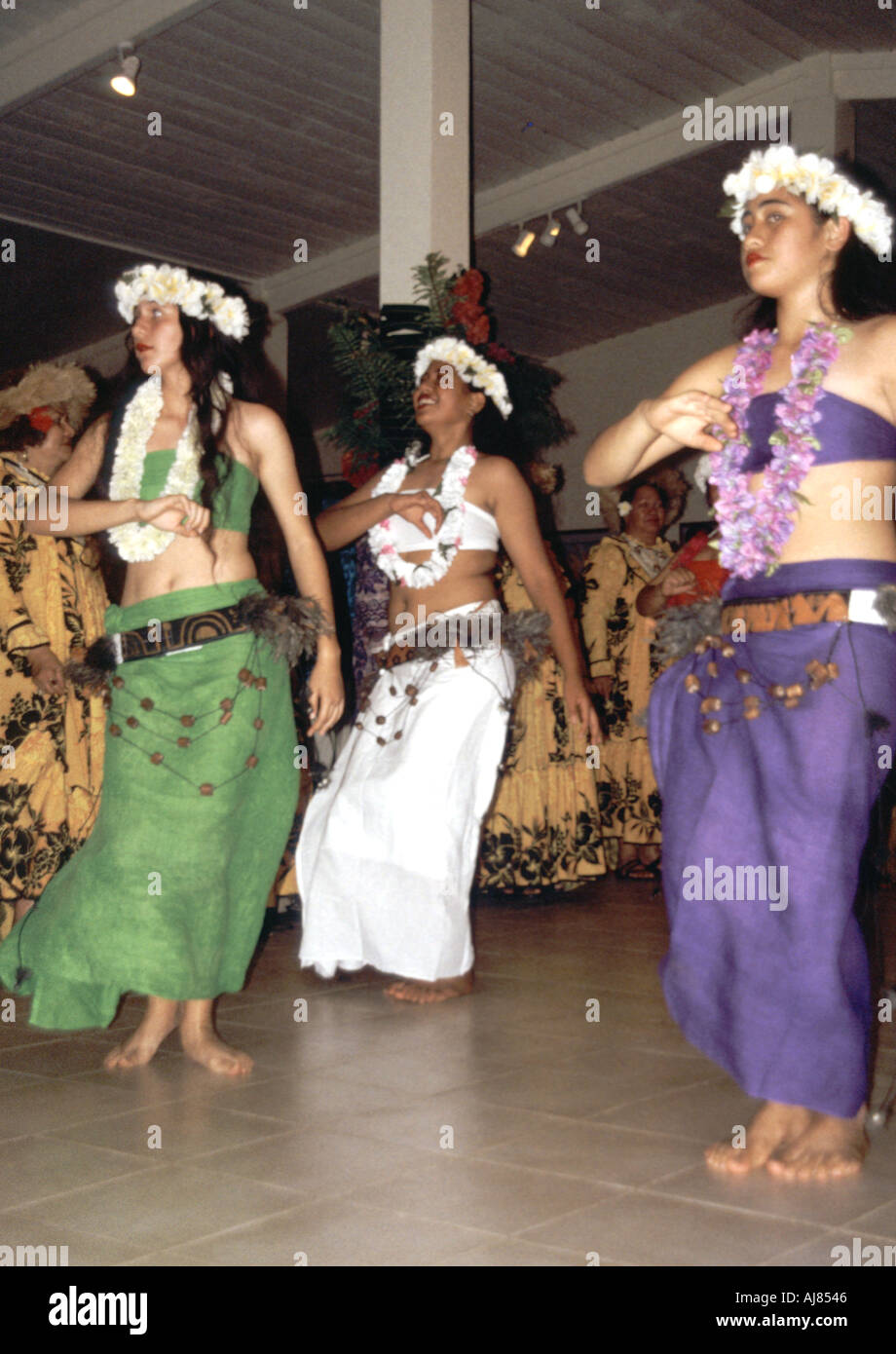 Traditional dancing, Cook Islands Stock Photo - Alamy