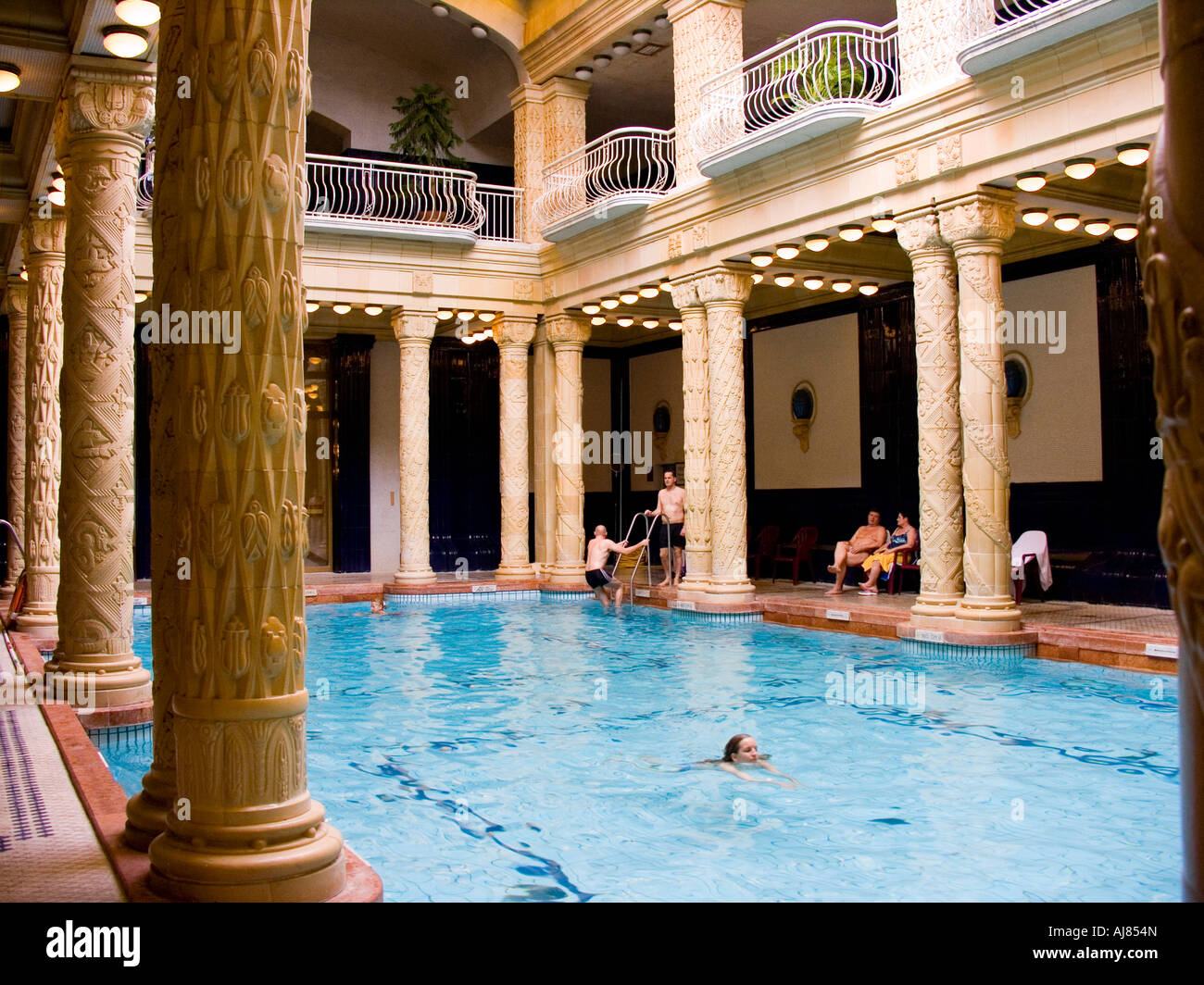 Gellert Baths Budapest, Hungary Stock Photo - Alamy