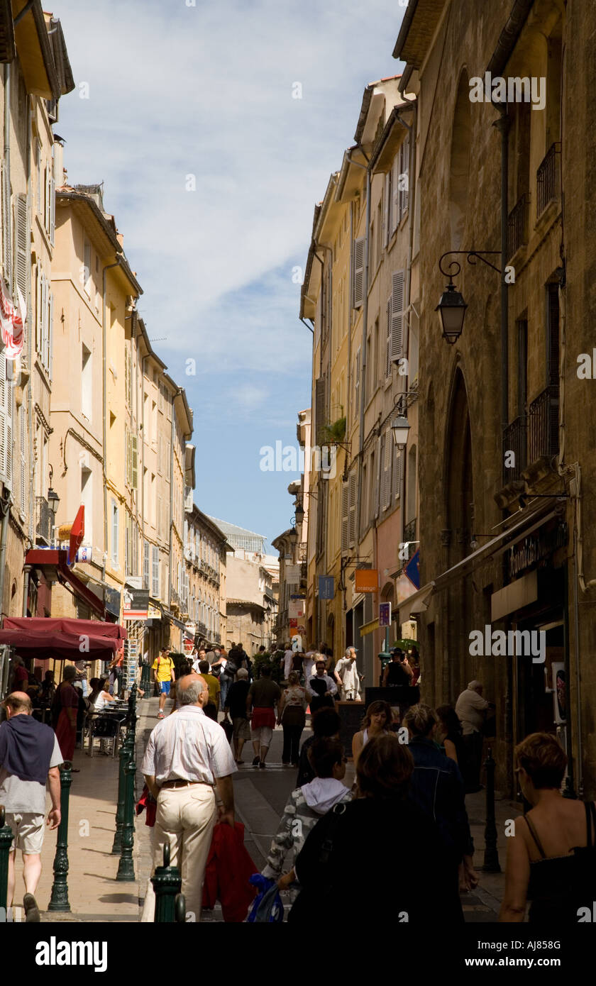 Street scene in Aix en Provence France Stock Photo - Alamy
