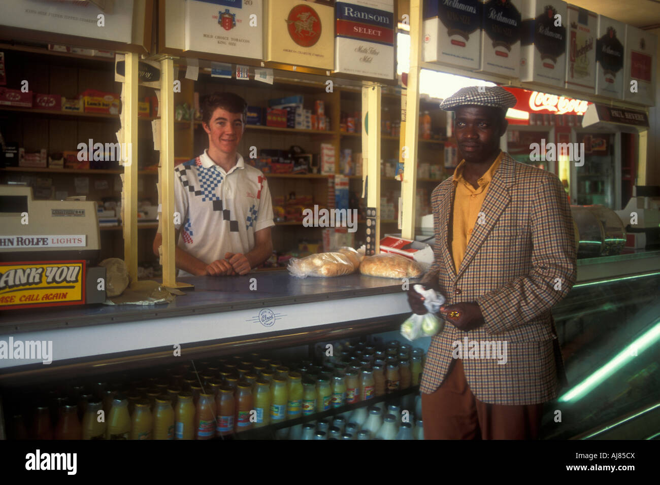 Shop in a small town, Namibia Stock Photo - Alamy