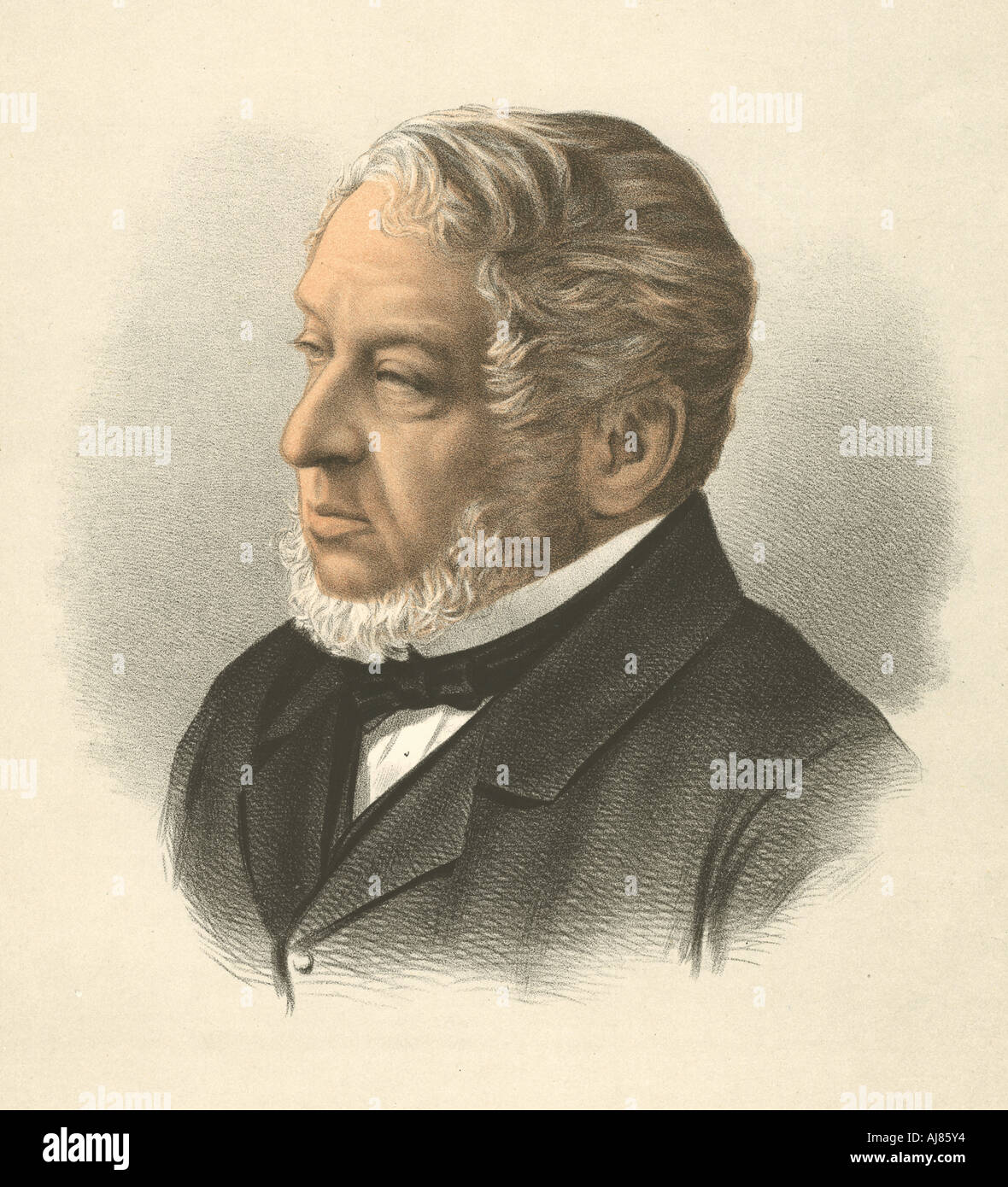 Lionel Nathan de Rothschild, Baron Rothschild, c1880. Artist: Anon ...