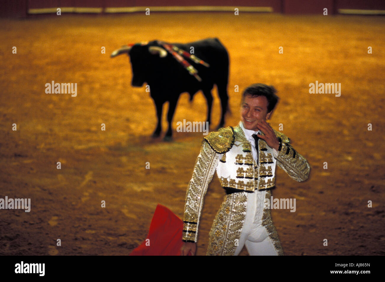 Bullfight Albufeira Algarve Portugal Stock Photo - Alamy