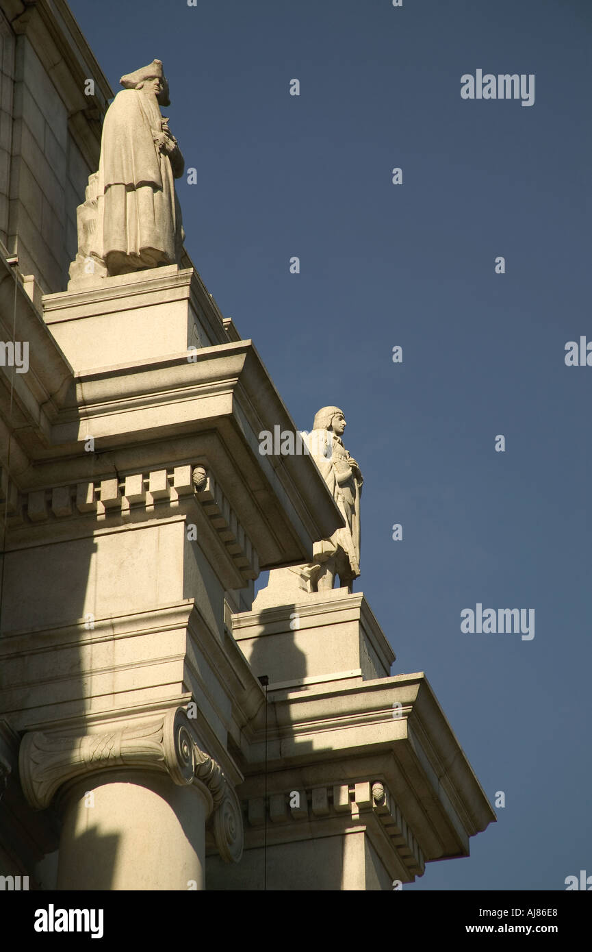 Statues on roof of the Museum of Natural History New York NY Stock ...