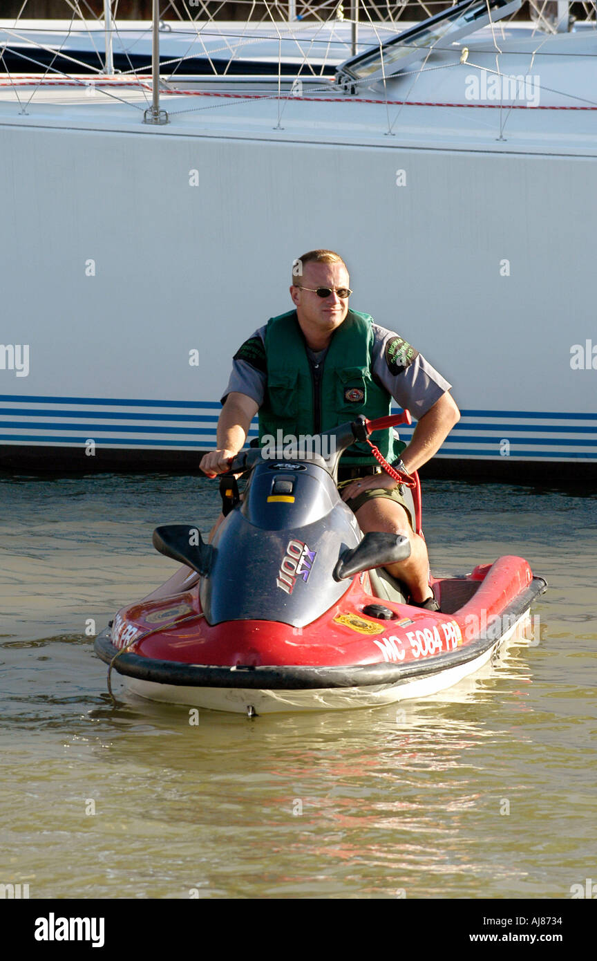 Law Enforcement Patrol With Water Vehicles Stock Photo - Alamy