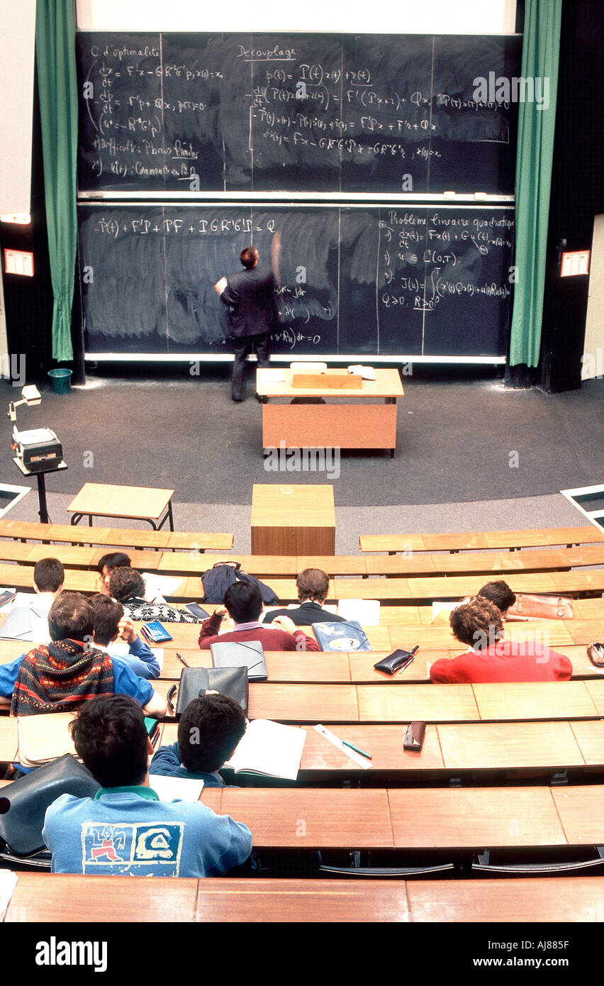 Paris France Education "Ecole Centrale" Classroom Amphitheater View ...
