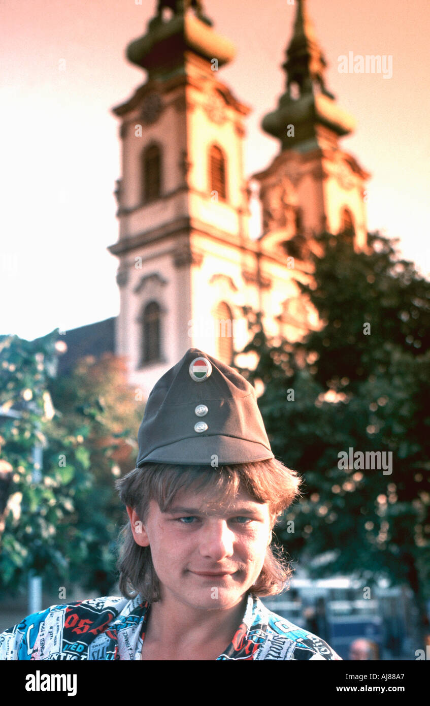 "BUDAPEST HUNGARY", Portrait Male "Hungarian Soldier" in Front of ...