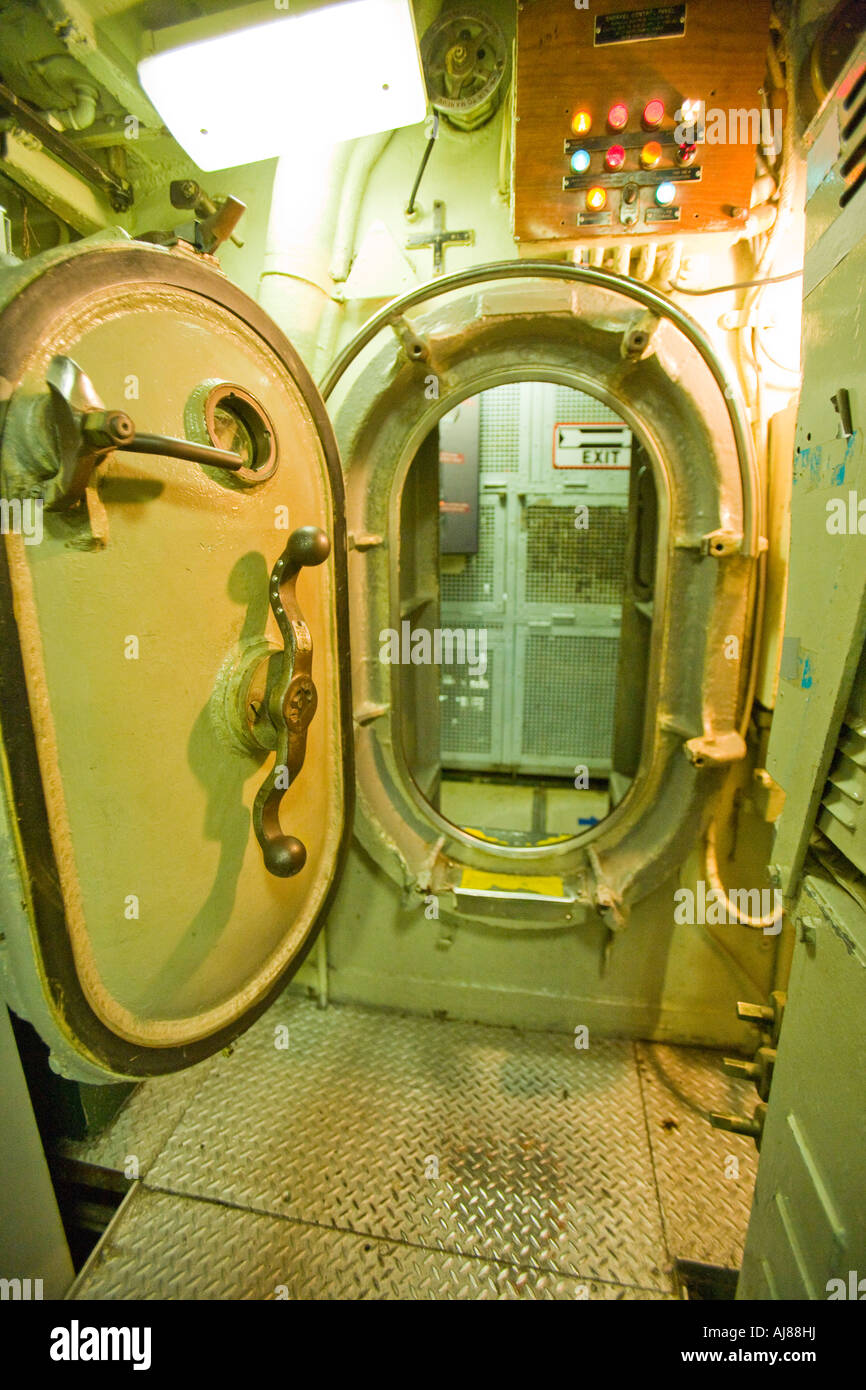 Hatchway of the USS Becuna Stock Photo - Alamy