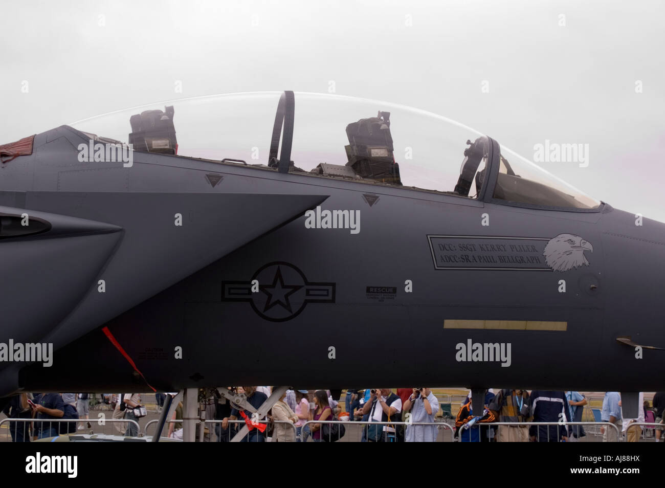 F-15E Strike Eagle Fighter, Farnborough International Airshow 2006 ...