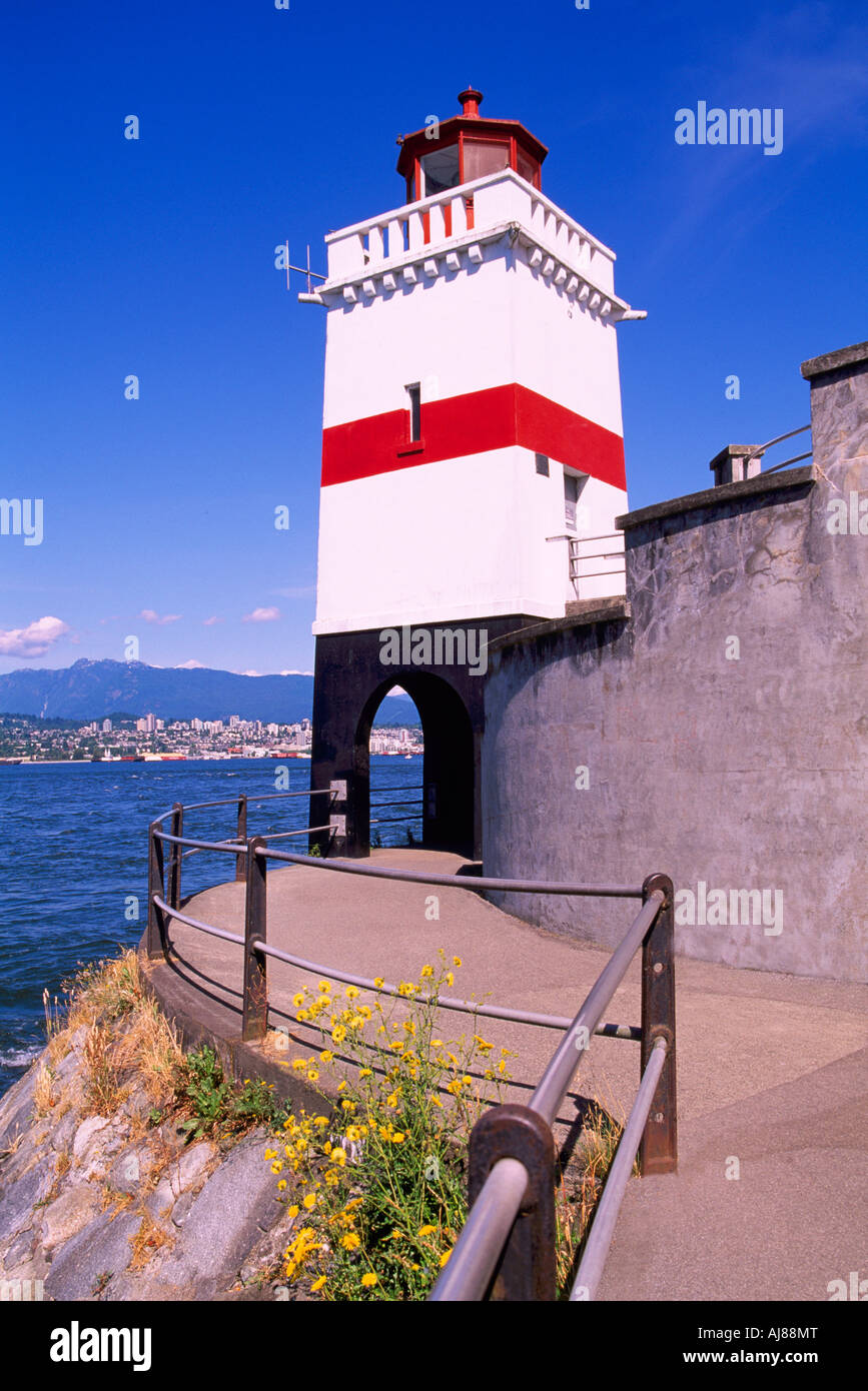 Brockton Point Lighthouse in Stanley Park Vancouver British Columbia ...