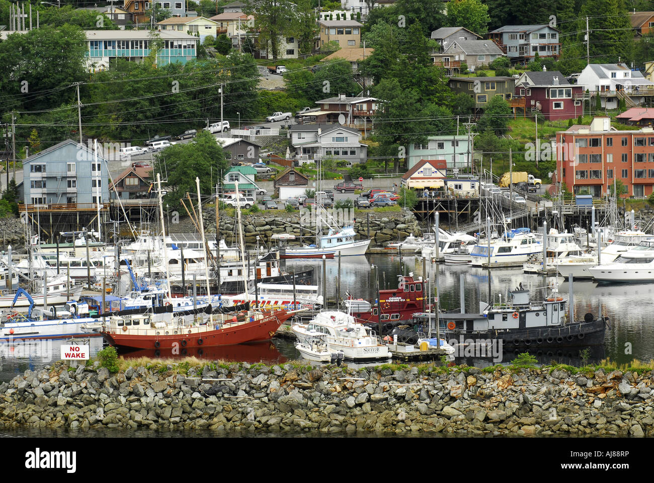 Thomas Boat Basin, Ketchikan, Alaska Stock Photo - Alamy