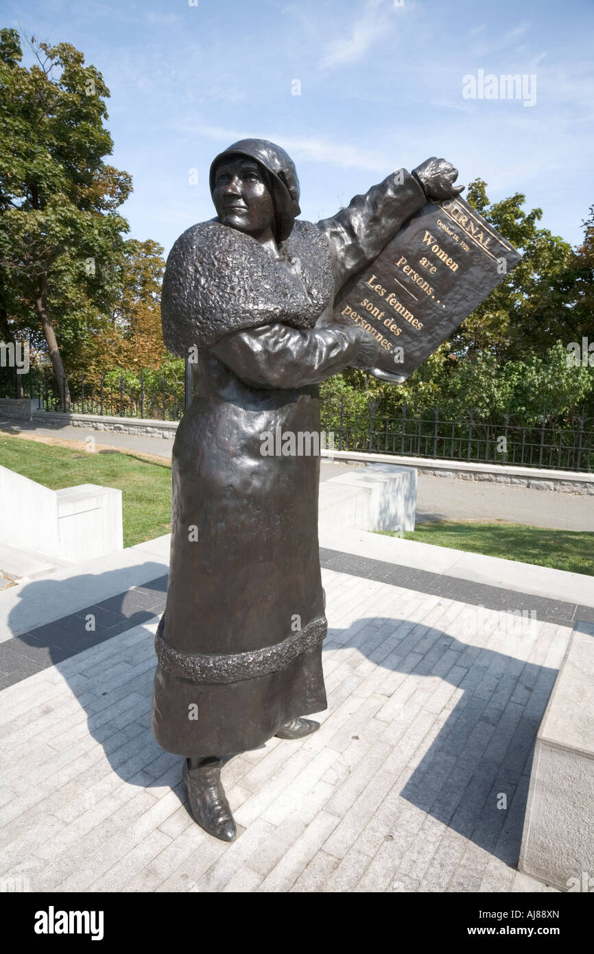 Famous five statue canada hi-res stock photography and images - Alamy