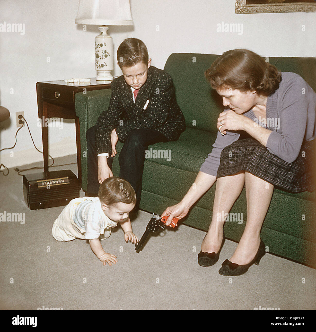 1950s baby hi-res stock photography and images - Alamy