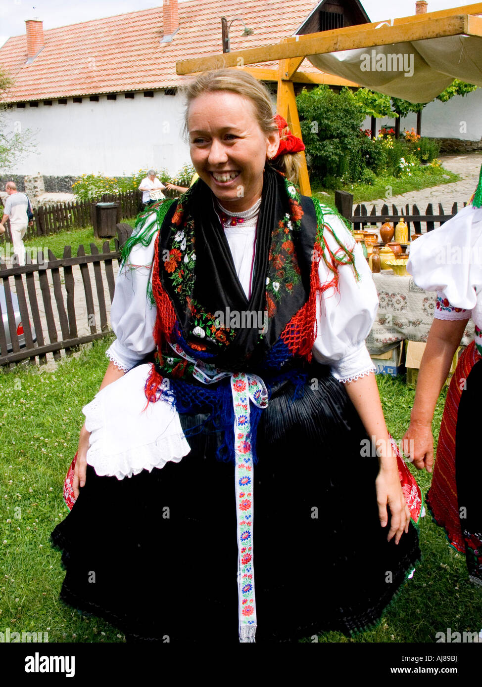 Woman in traditional hungarian dress hi-res stock photography and ...