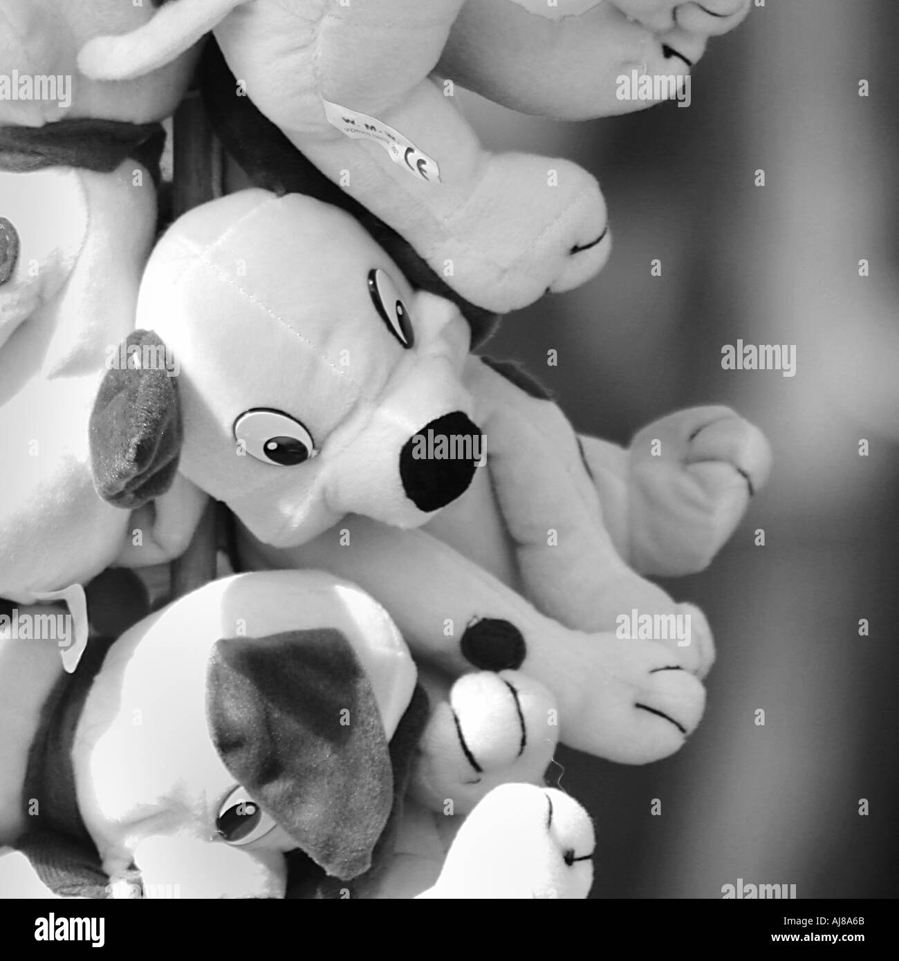 Group of soft toy puppies Stock Photo - Alamy