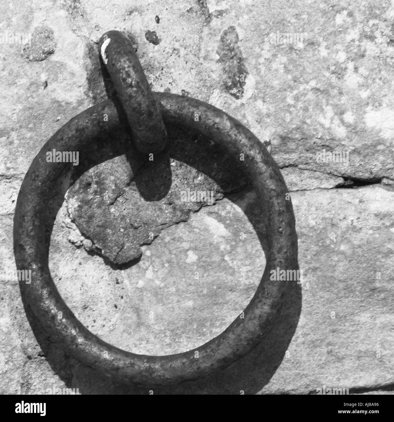 Anchorage point on wall Stock Photo - Alamy