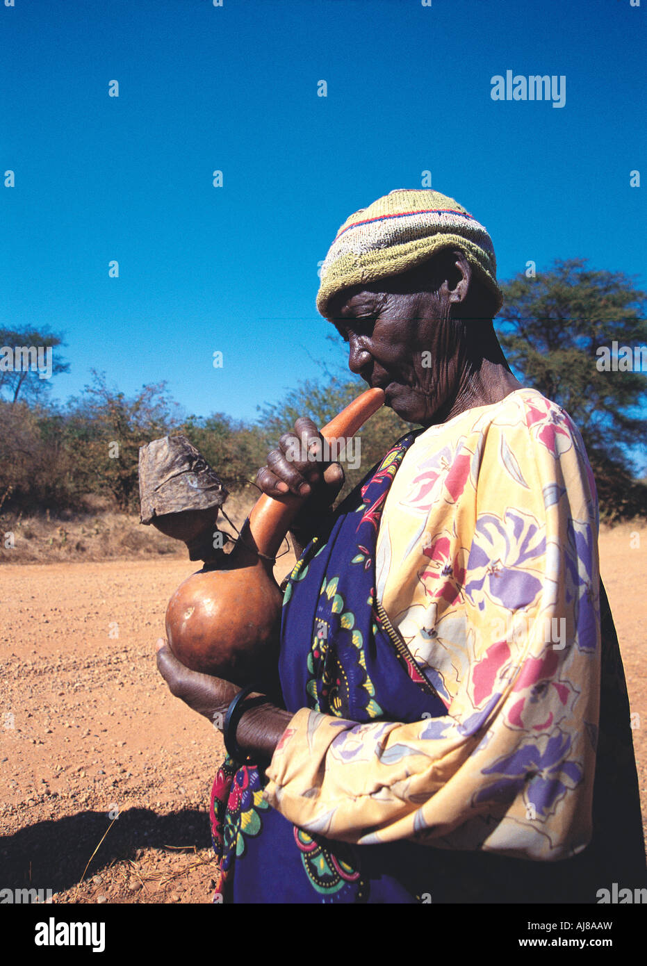 An African woman of the Batonka tribe from rural Zambezi Valley near ...