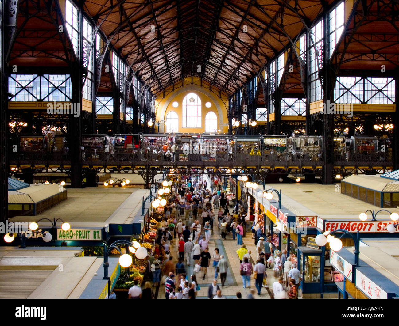 Central Market, Budapest, Hungary Stock Photo - Alamy