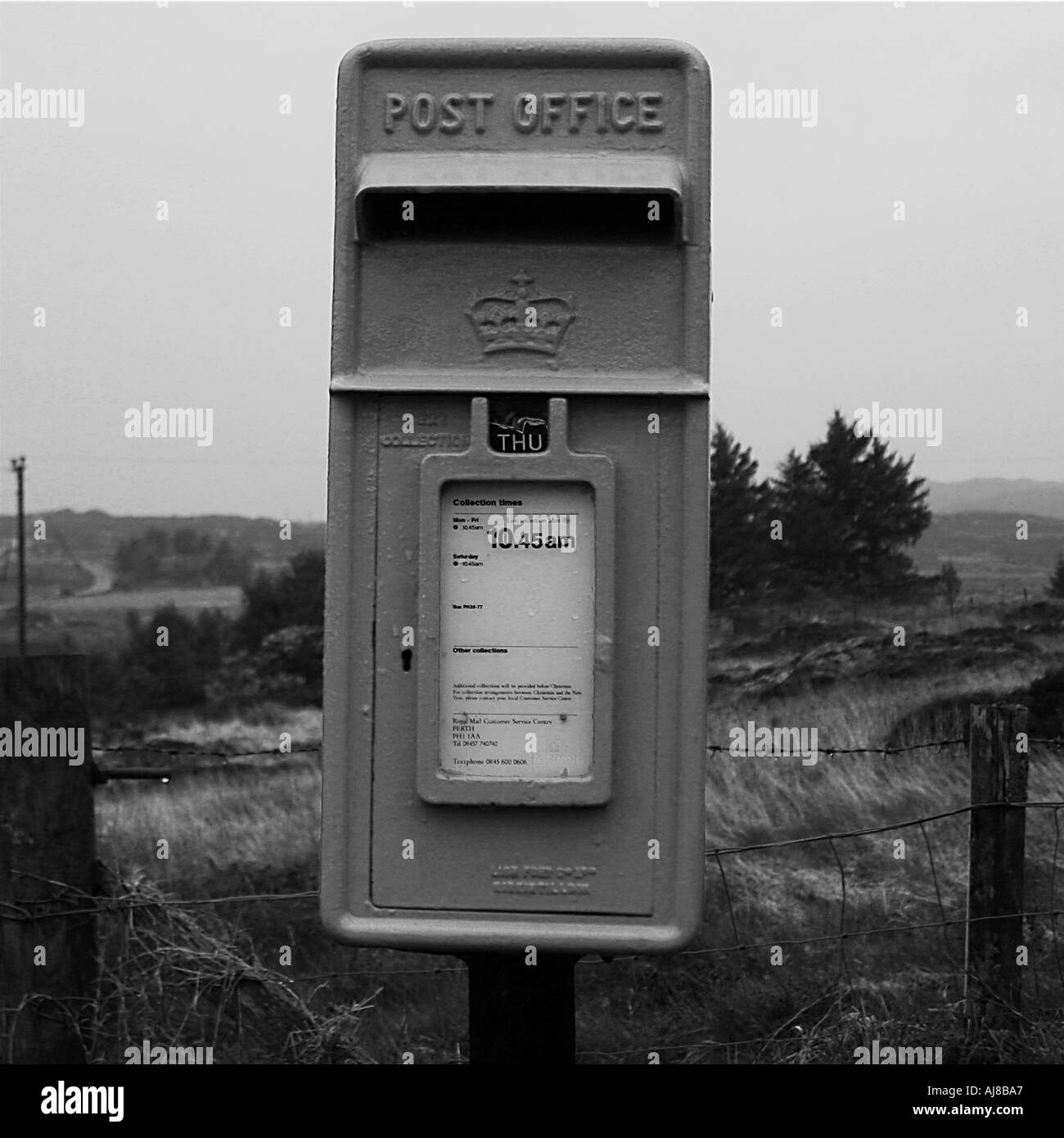 Post box wall Black and White Stock Photos & Images - Alamy