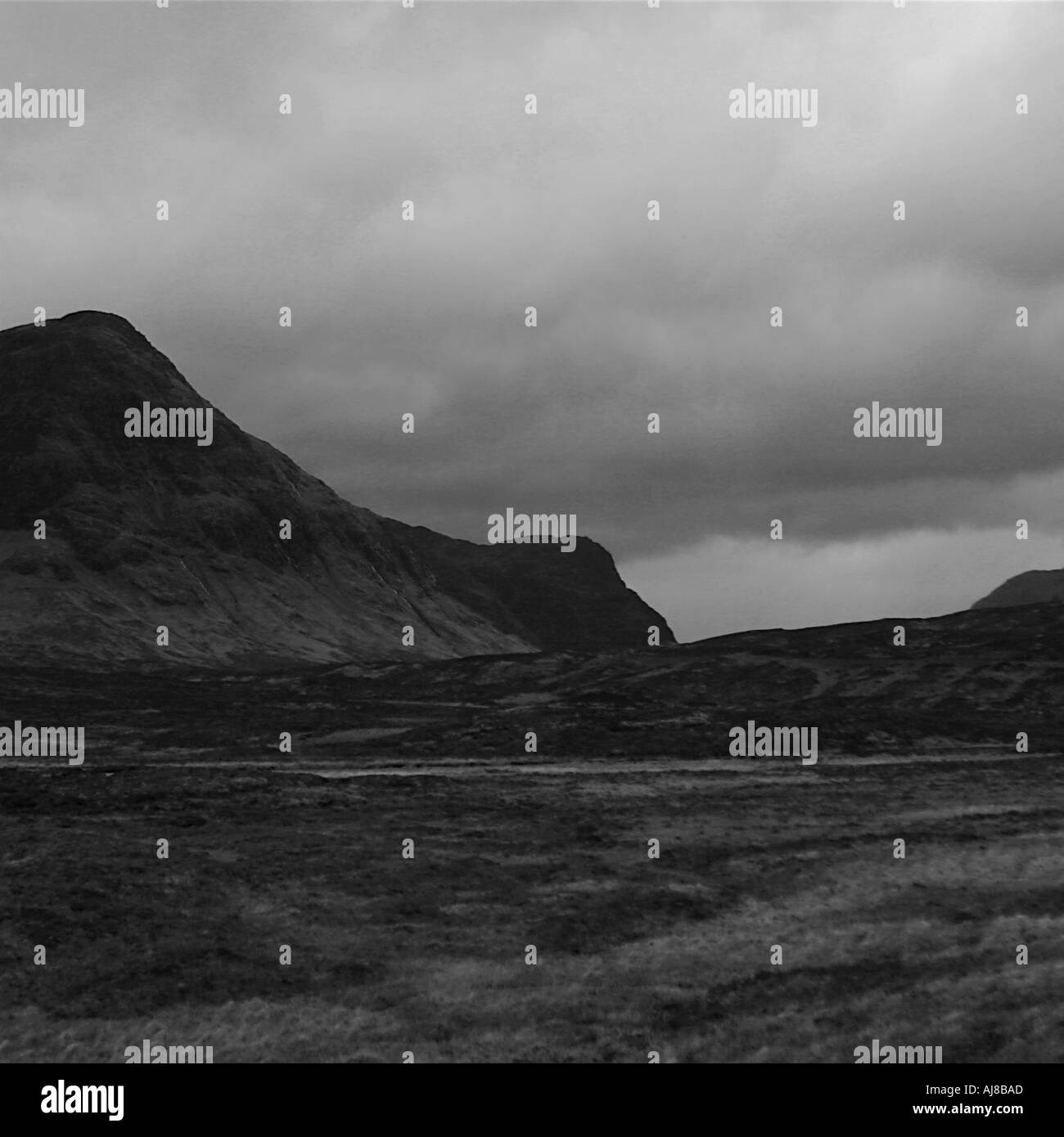 Scottish hills black and white hi-res stock photography and images - Alamy