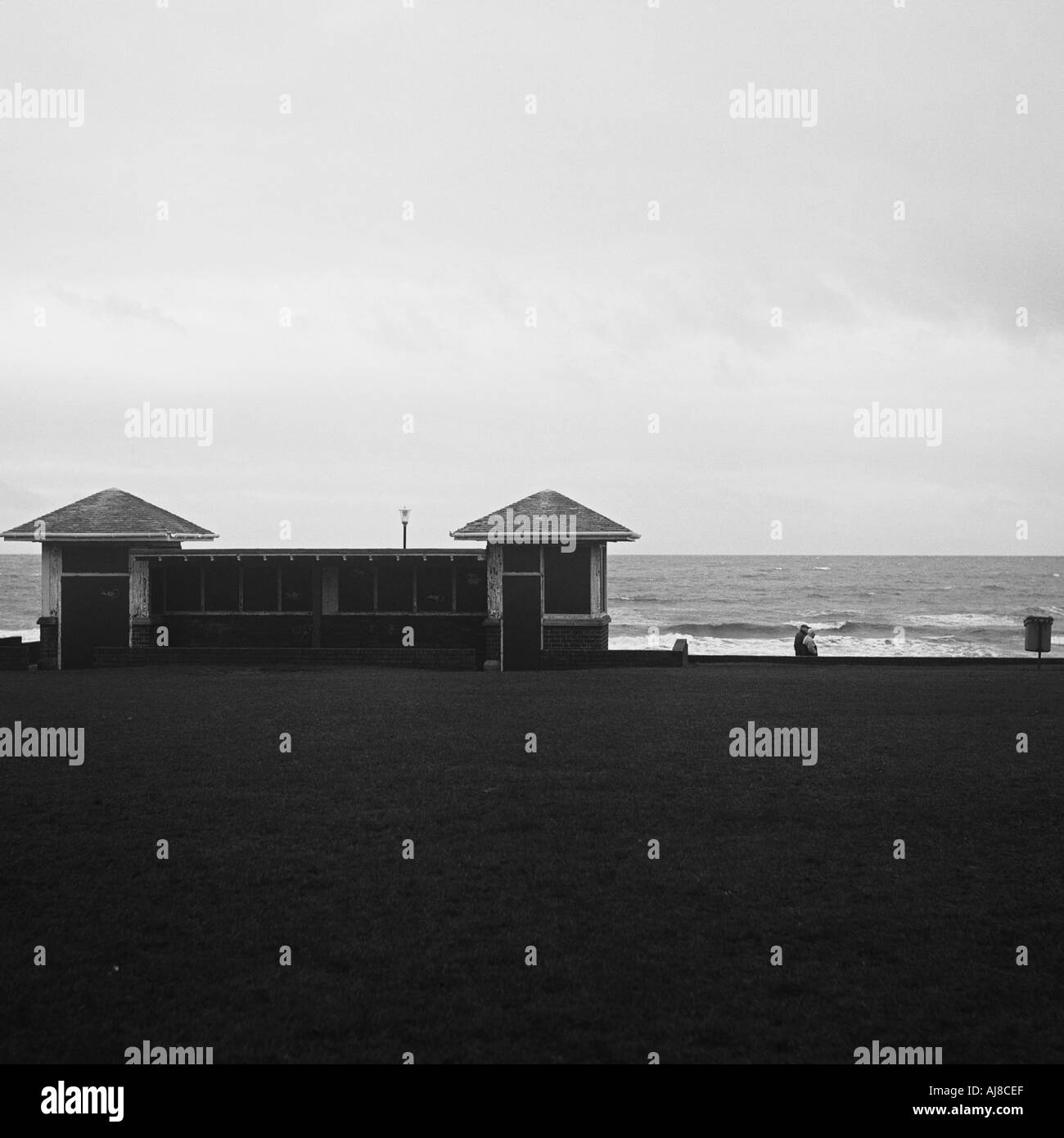 building on the sea front Stock Photo - Alamy