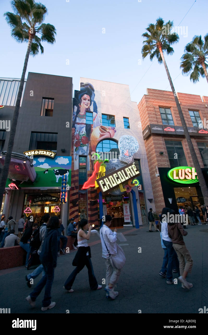 USA Los Angeles California Universal Studios Citywalk Stock Photo - Alamy