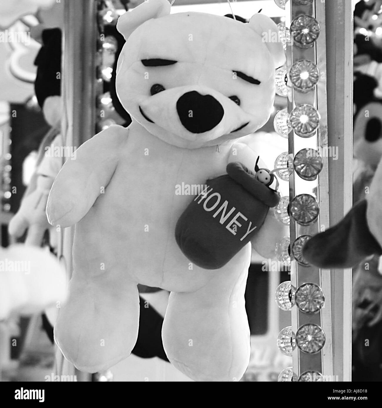 Teddy bear at fun fair Stock Photo - Alamy